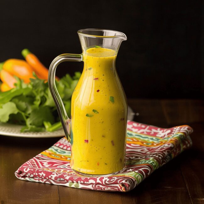 Zesty Mango Salad Dressing Recipe for Bright Flavors - Online Food Blog