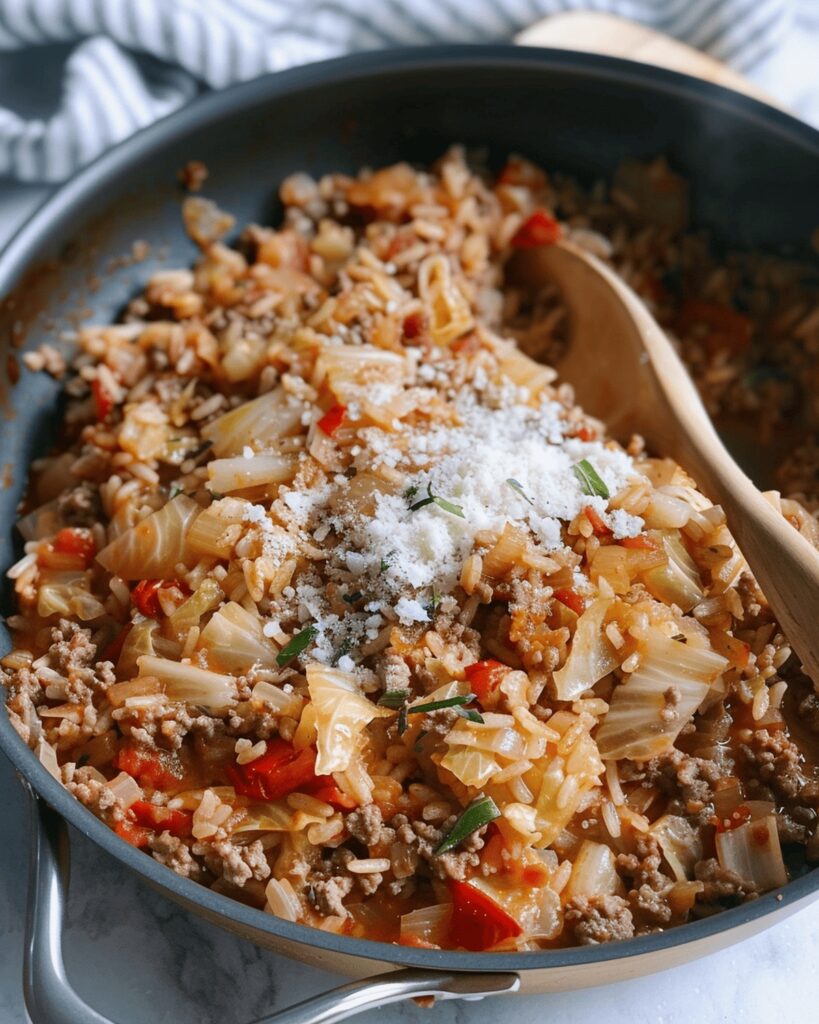 One Pot Cabbage Roll Delight: A Cozy Family Recipe Magic - Online Food Blog