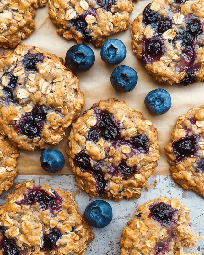 The Sweetest Blueberry Oatmeal Cookies Recipe Ever Made - Online Food Blog