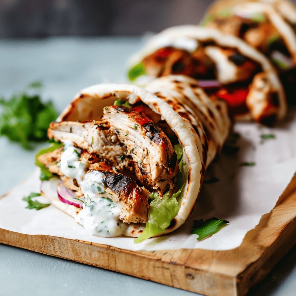 Quick Greek Chicken Gyros Recipe: Flavorful Mediterranean Magic ...