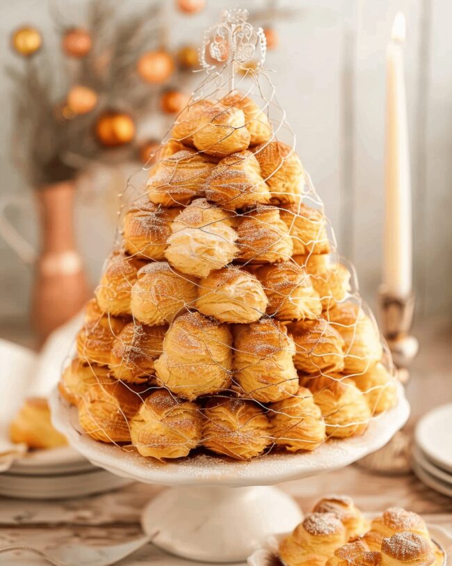 Dreamy Sky-High Cream Puff Tower Recipe to Dazzle Guests - Online Food Blog