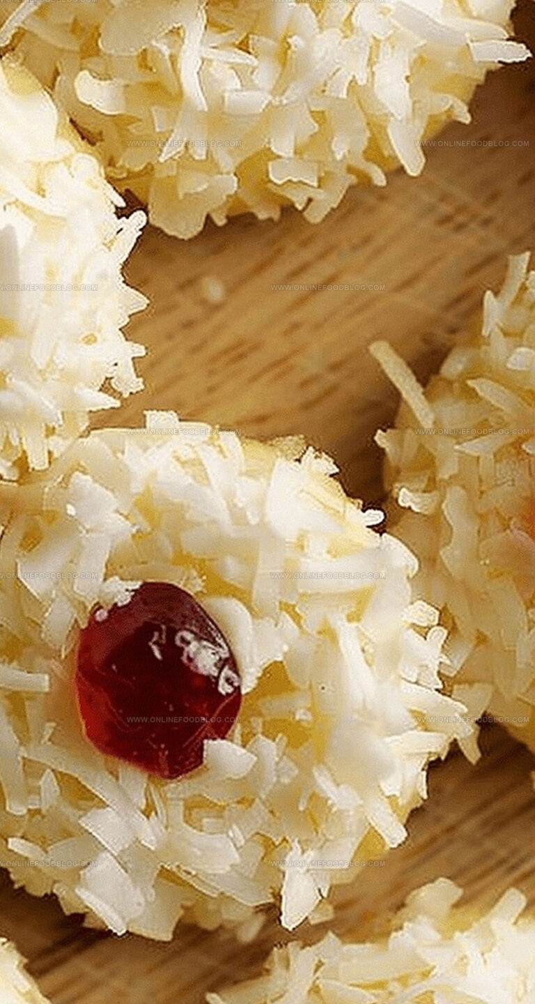 Sparkling Jeweled Coconut Drops Recipe: Sweet Island Gems - Online Food ...