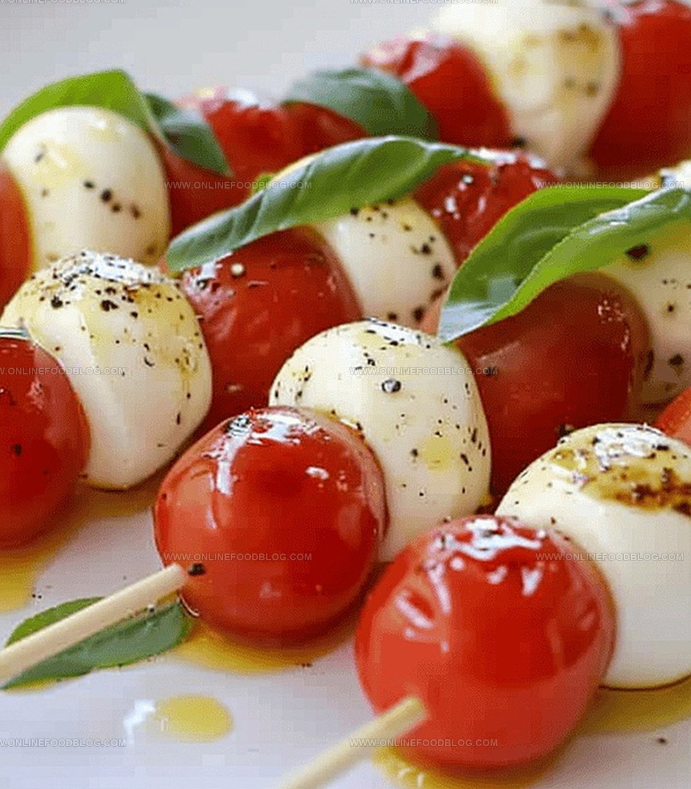 Adorable Mini Caprese Skewers Recipe: Bite-Sized Italian Joy - Online ...