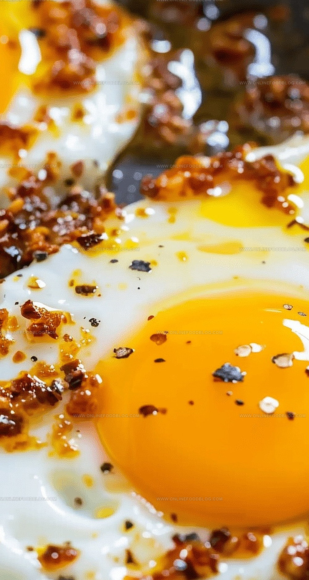 Sizzling Spicy Fried Eggs Recipe: A Fiery Morning Delight - Online Food ...