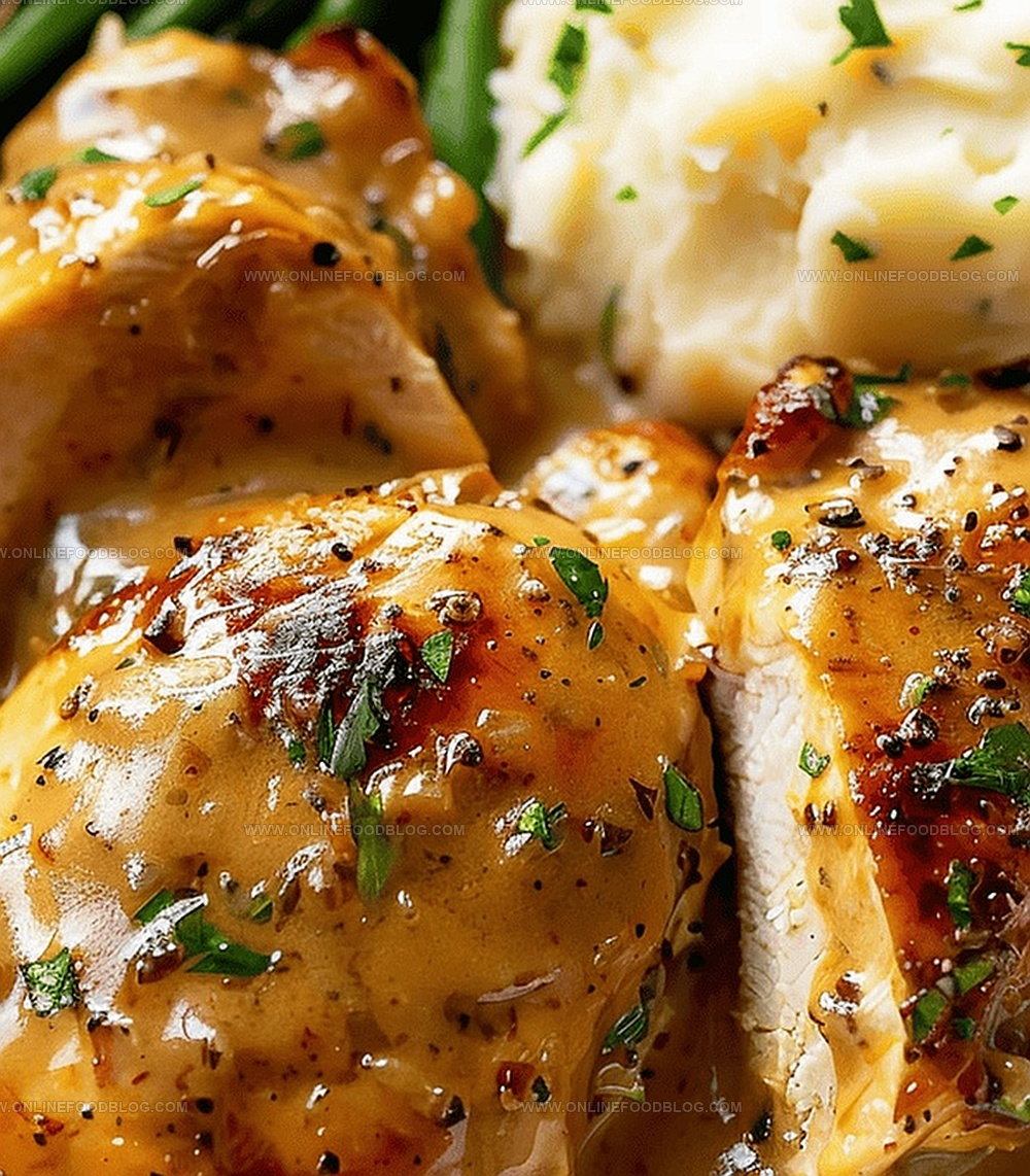Luscious Creamy Garlic Chicken Recipe for Dinner Tonight - Online Food Blog