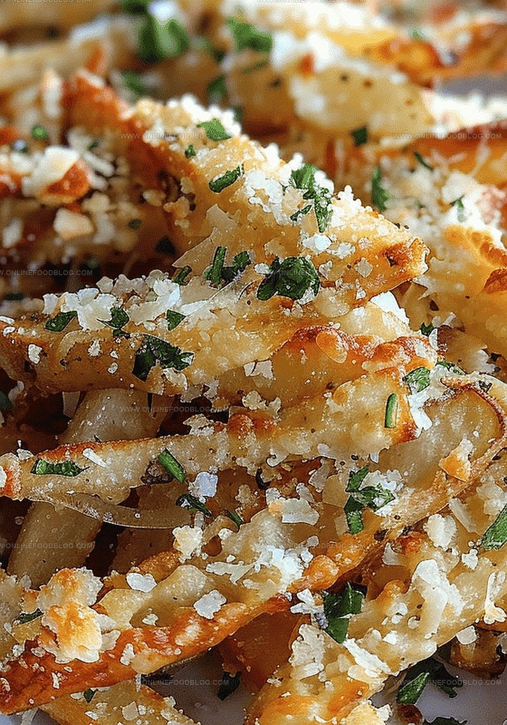 Zesty Parmesan Garlic Fries Recipe: Crispy Oven Magic - Online Food Blog