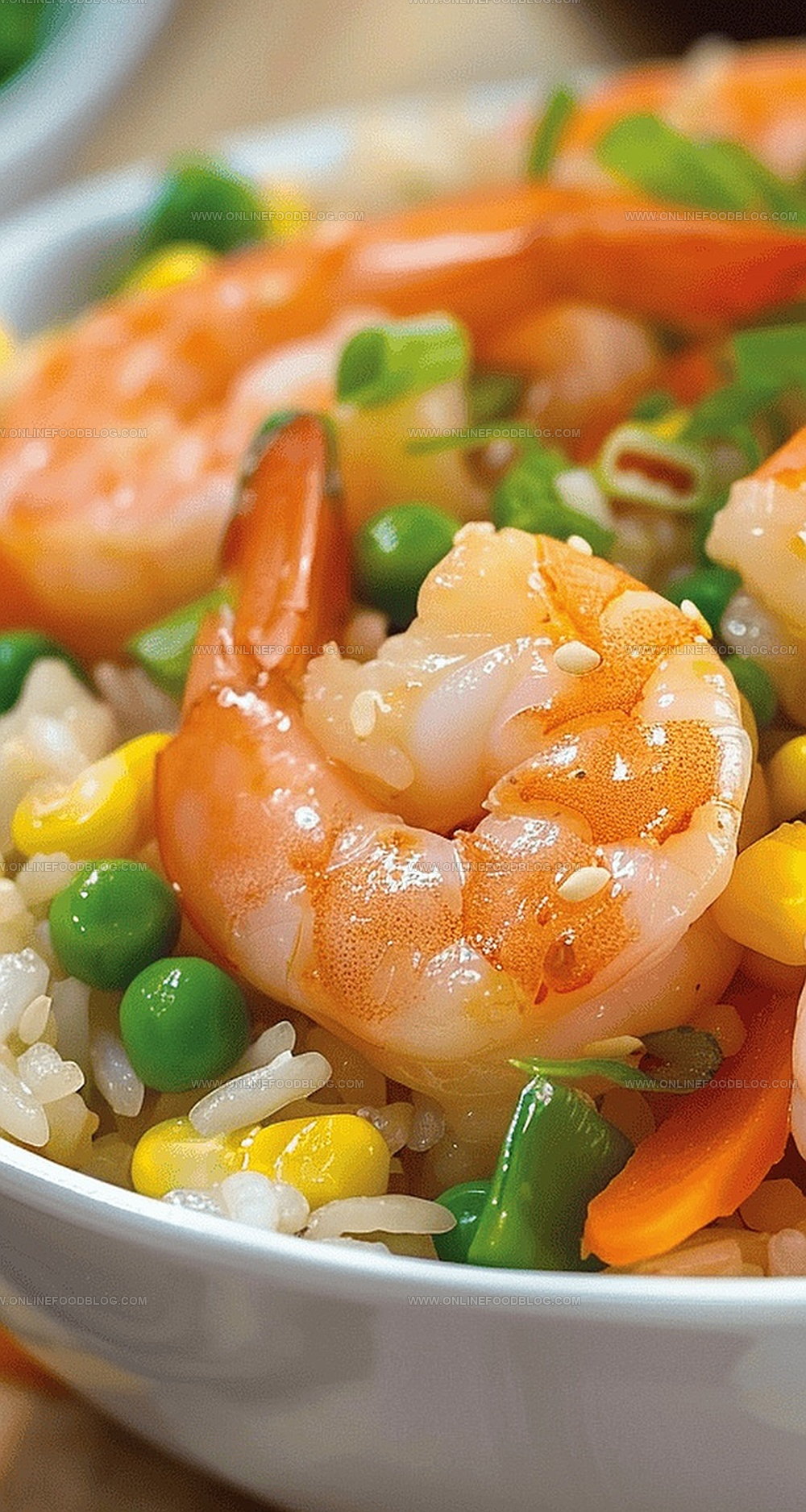 Easy Shrimp Vegetable Rice Delight Recipe / Homemade Goodness - Online ...