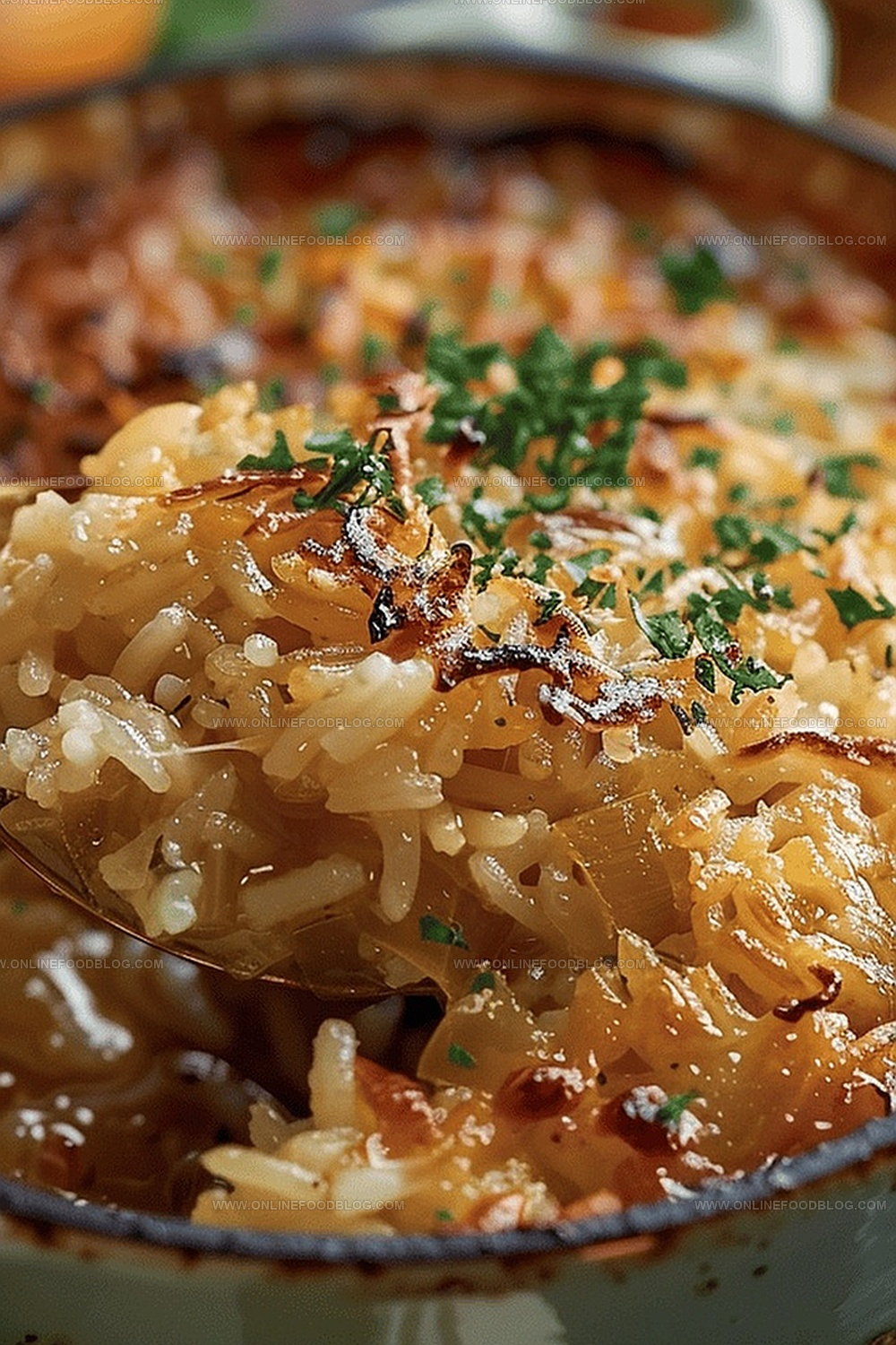 The Best Golden Onion Butter Rice Recipe for Cozy Dinners - Online Food ...