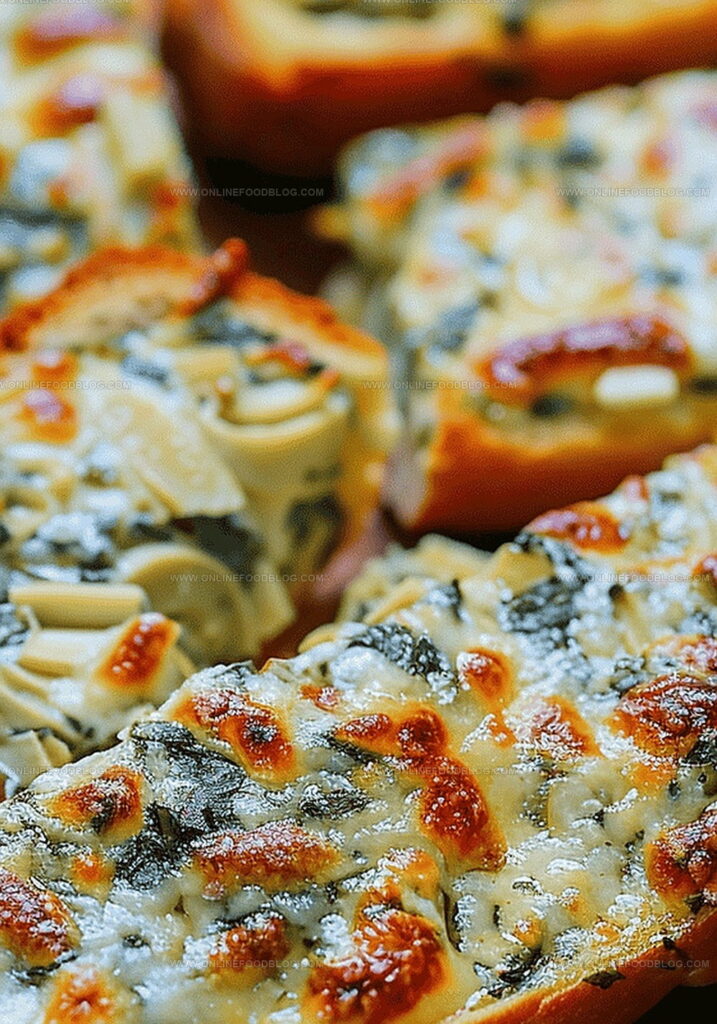 Gooey Cheesy Spinach Bread Recipe: A Flavor-Packed Delight - Online ...