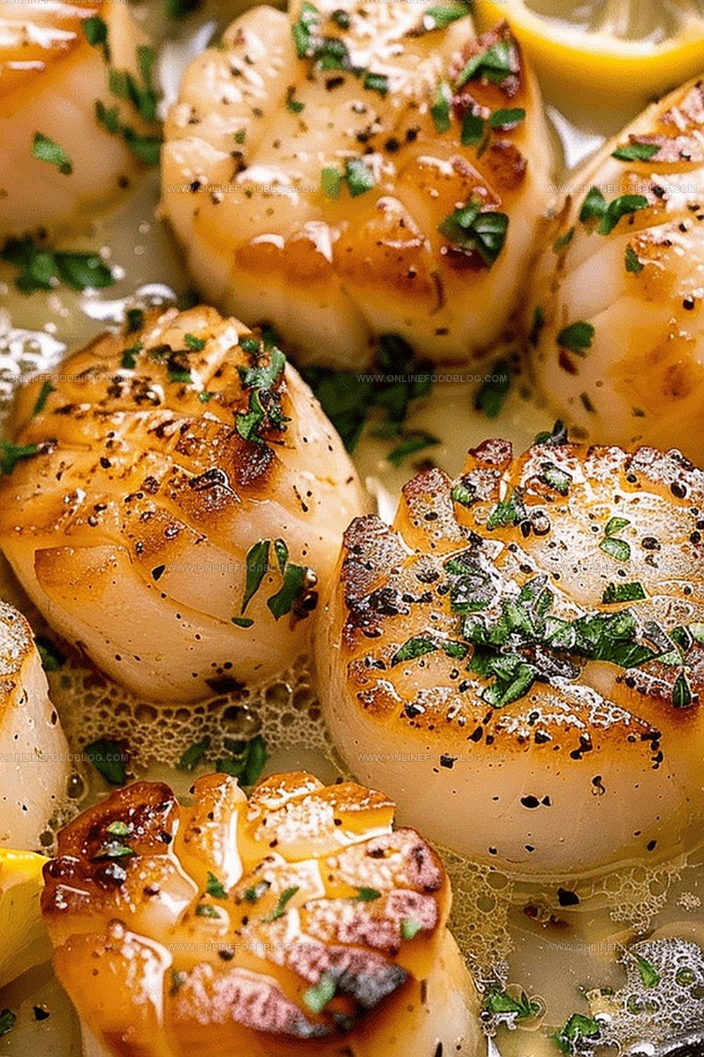 The Juiciest Buttery Garlic Seared Scallops Recipe Ever Created ...