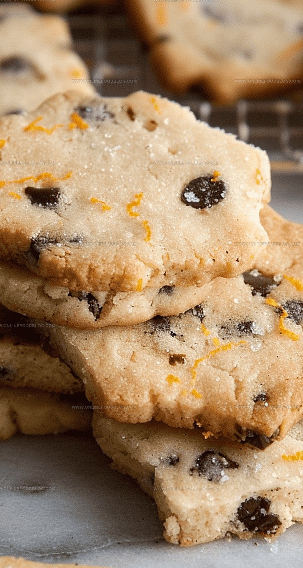 Orange Chocolate Chip Shortbread Recipe That Pops with Flavor - Online ...