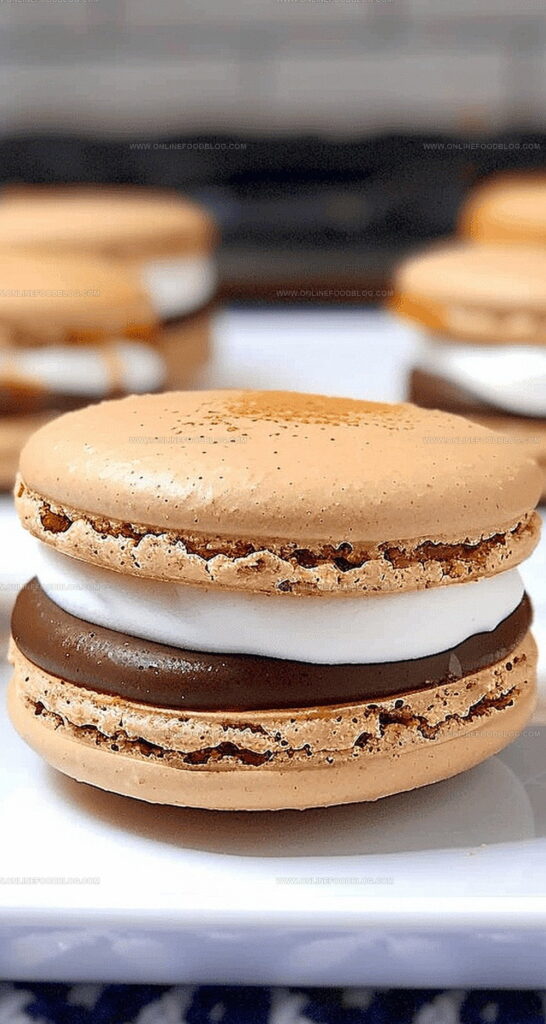 Gooey Campfire Smores Macarons Recipe: A Sweet Twist - Online Food Blog
