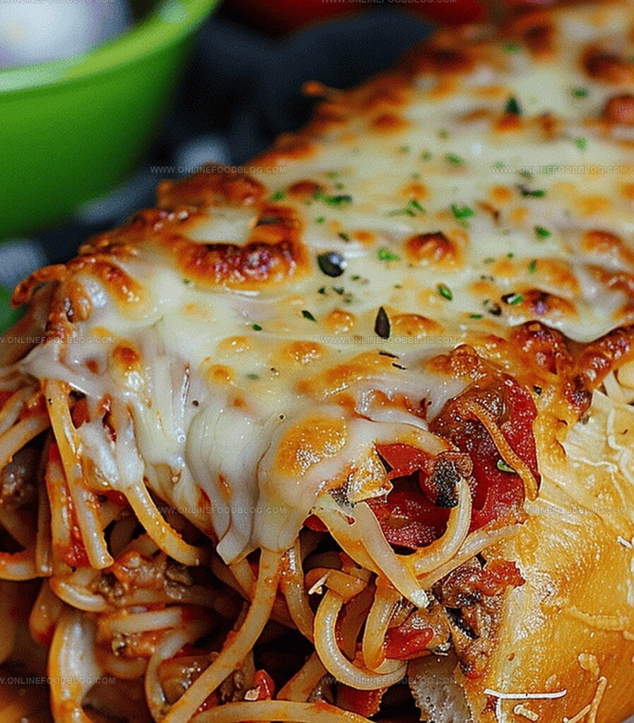 Cheesy Garlic Bread Spaghetti Boat Recipe: A Fun Twist on Pasta ...