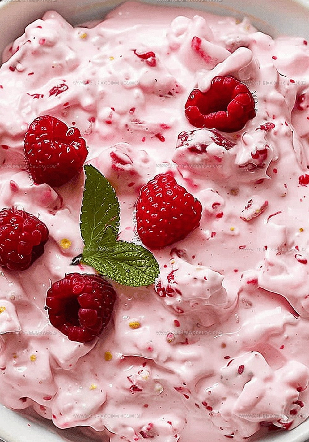Fluffy Pink Paradise: Homemade Raspberry Fluff Salad Recipe - Online ...